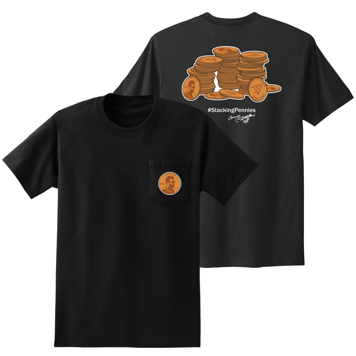 Corey LaJoie Stacking Pennies Tee – Corey LaJoie Racing